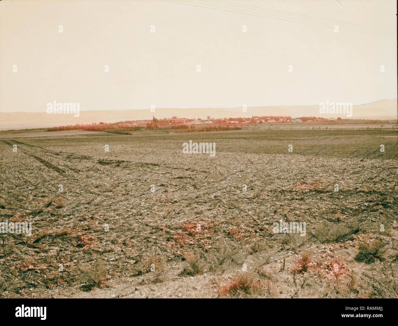 Nahalal. Girls' Agricultural Training School. Distant view from ...