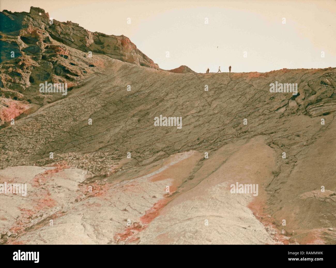 Motor boat trip around the Dead Sea. The Roman ramp, Masada. Causeway ...