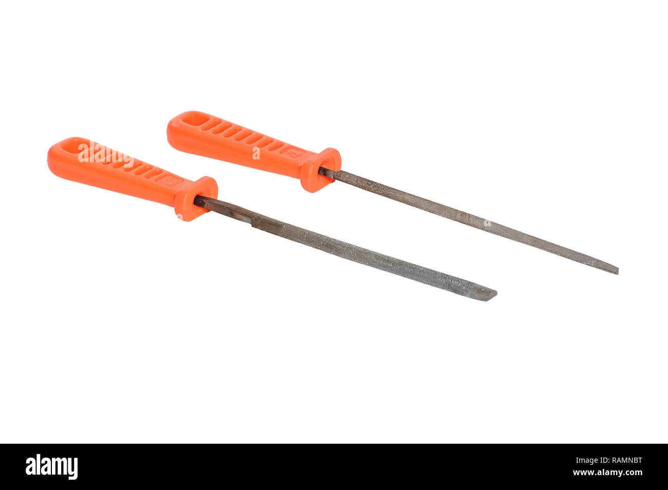 Files hand tools isolated on white background Stock Photo - Alamy