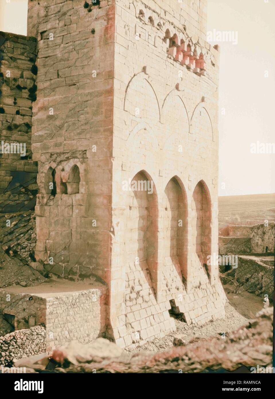 Krak de Chevaliers. (Kala't el-Husn). Inner walls of Kalat el-Husn ...