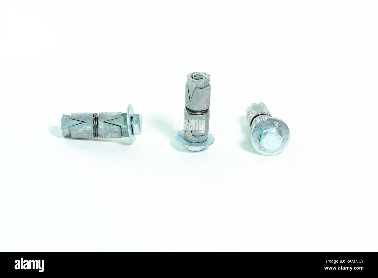 Salf tapping screw on a white background Stock Photo - Alamy