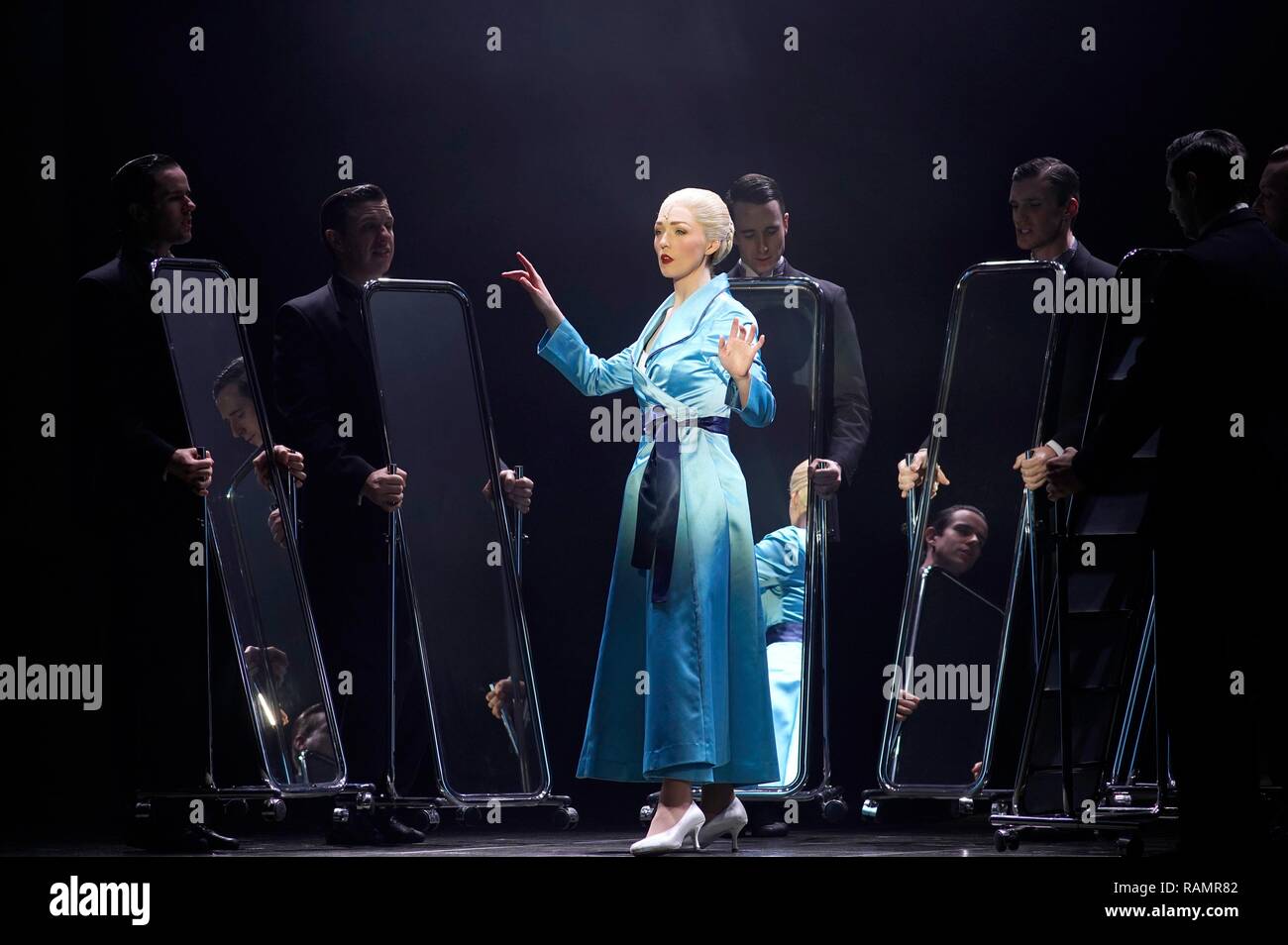 Lucy O'Byrne at the premiere of the musical 'Evita' in the Admiral's ...