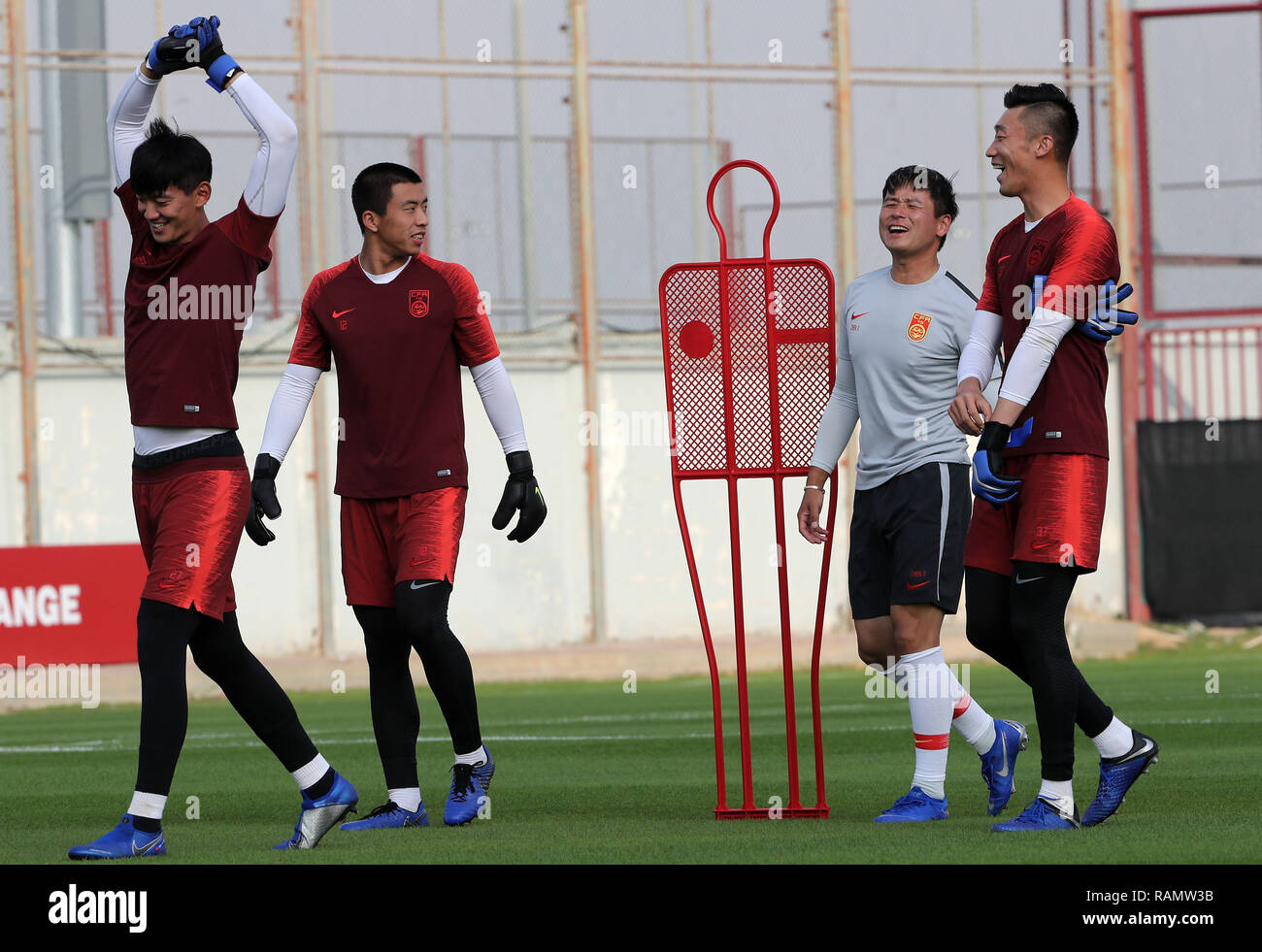 Abu Dhabi, United Arab Emirates (UAE). 4th Jan, 2019. Yan Junling (1st ...