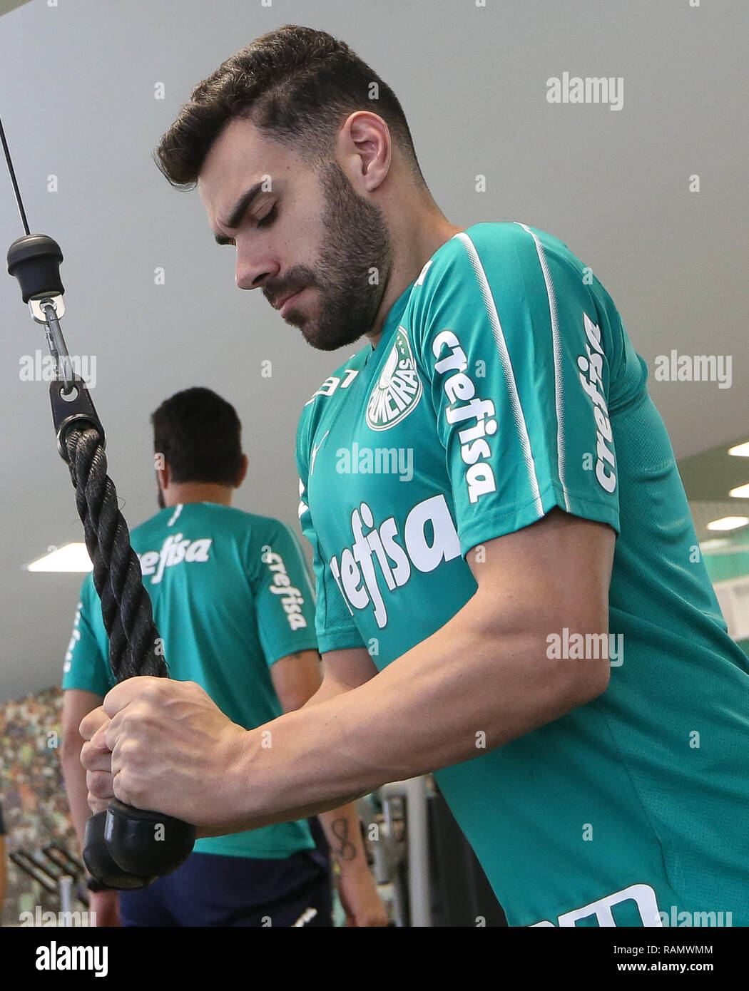 SÃO PAULO, SP - 04.01.2019: TREINO DO PALMEIRAS - The player Bruno Henrique, from SE Palmeiras ...