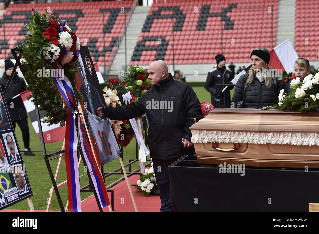 Last farewell ceremony with legendary Slovak football forward Jozef ...