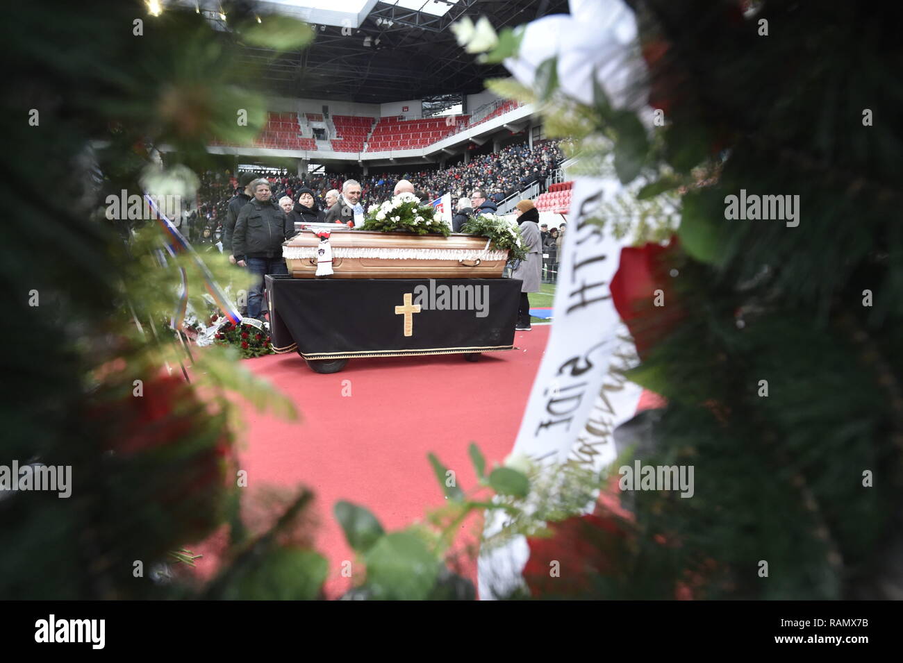 Last farewell ceremony with legendary Slovak football forward Jozef ...