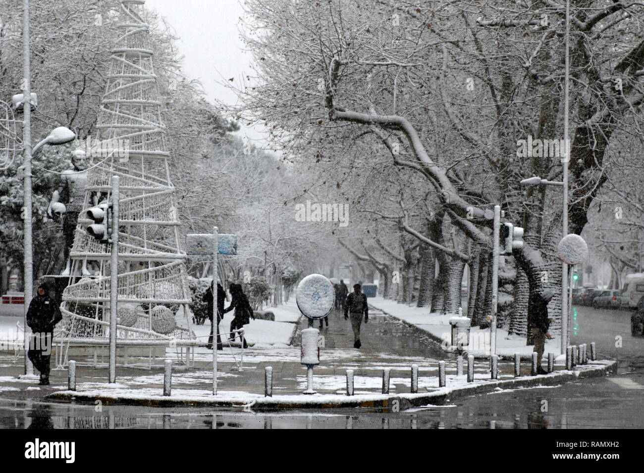 Thessaloniki, Greece. 04th Jan, 2019. A low pressure weather system ...