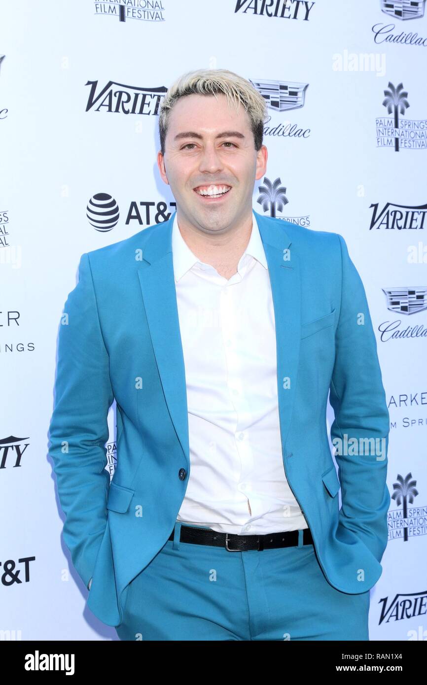 Palm Springs, CA. 4th Jan, 2019. Brett Leland McLaughlin at arrivals ...