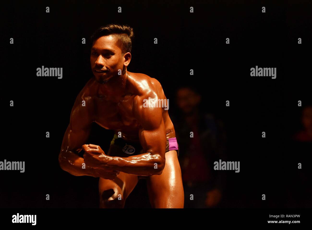 Indian body builder hi-res stock photography and images - Alamy