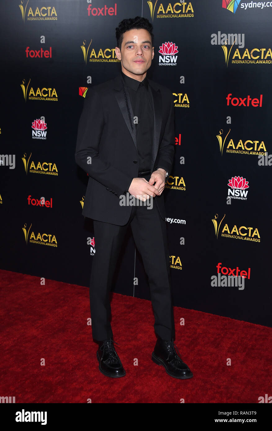 West Hollywood, California, USA. 4th Jan, 2019. Rami Malek arrives for ...