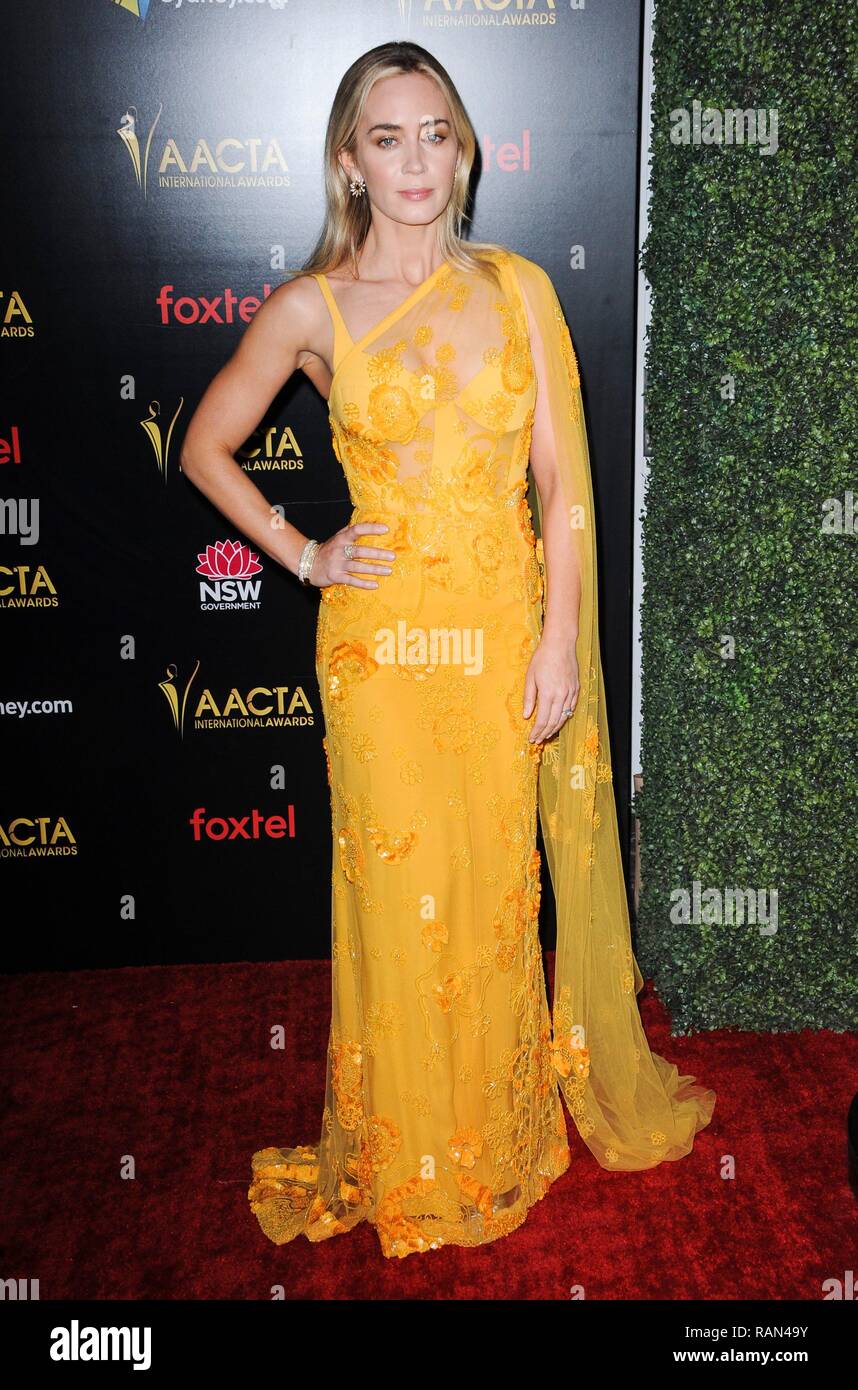 Emily blunt at the aacta awards hi-res stock photography and images - Alamy