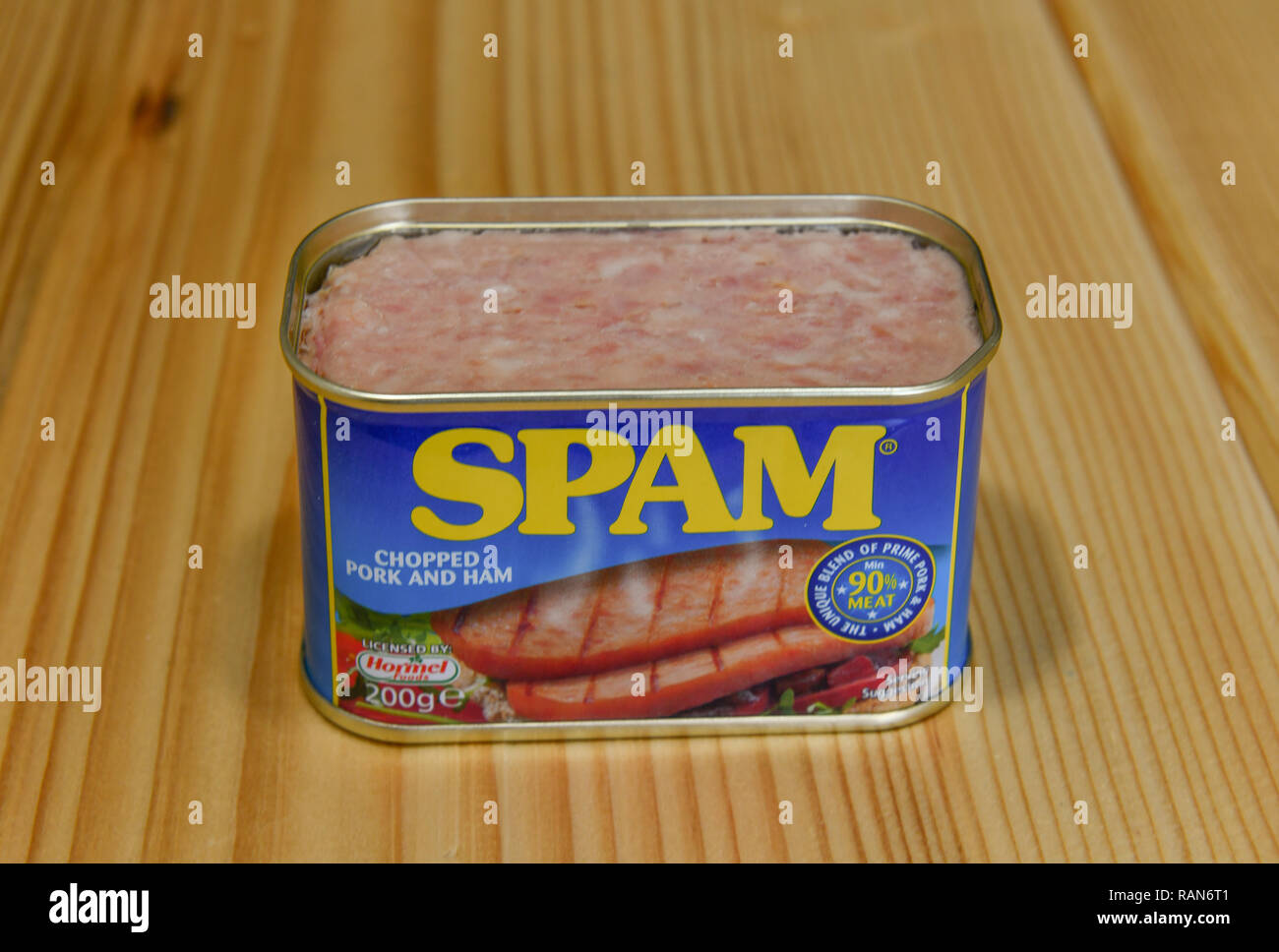 Luncheon meat Spam of the company Hormel, Fruehstuecksfleisch Spam der ...