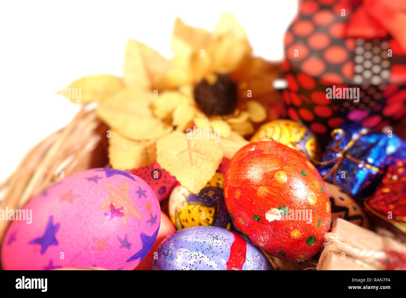 Paschal Easter Eggs Holiday Celebration in Spring Time Traditional ...
