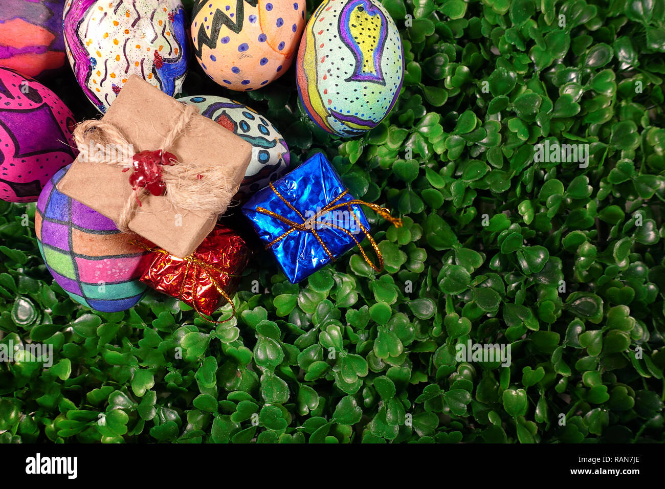 Paschal Easter Eggs Holiday Celebration in Spring Time Traditional ...