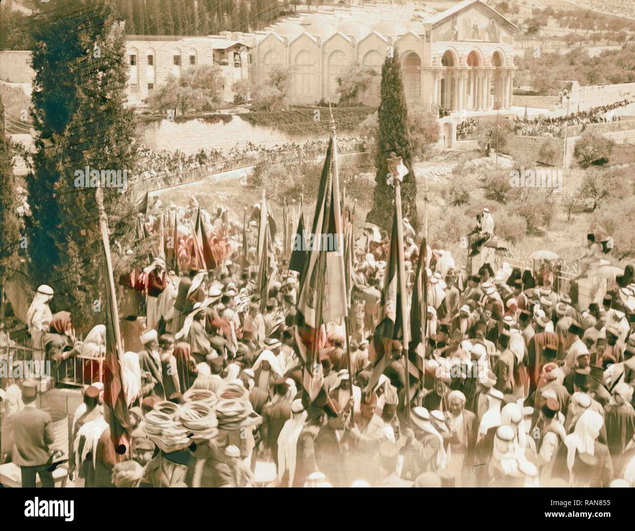 Nebi Musa. Pass up Gethsemane. 1936, Jerusalem, Middle East, Israel ...