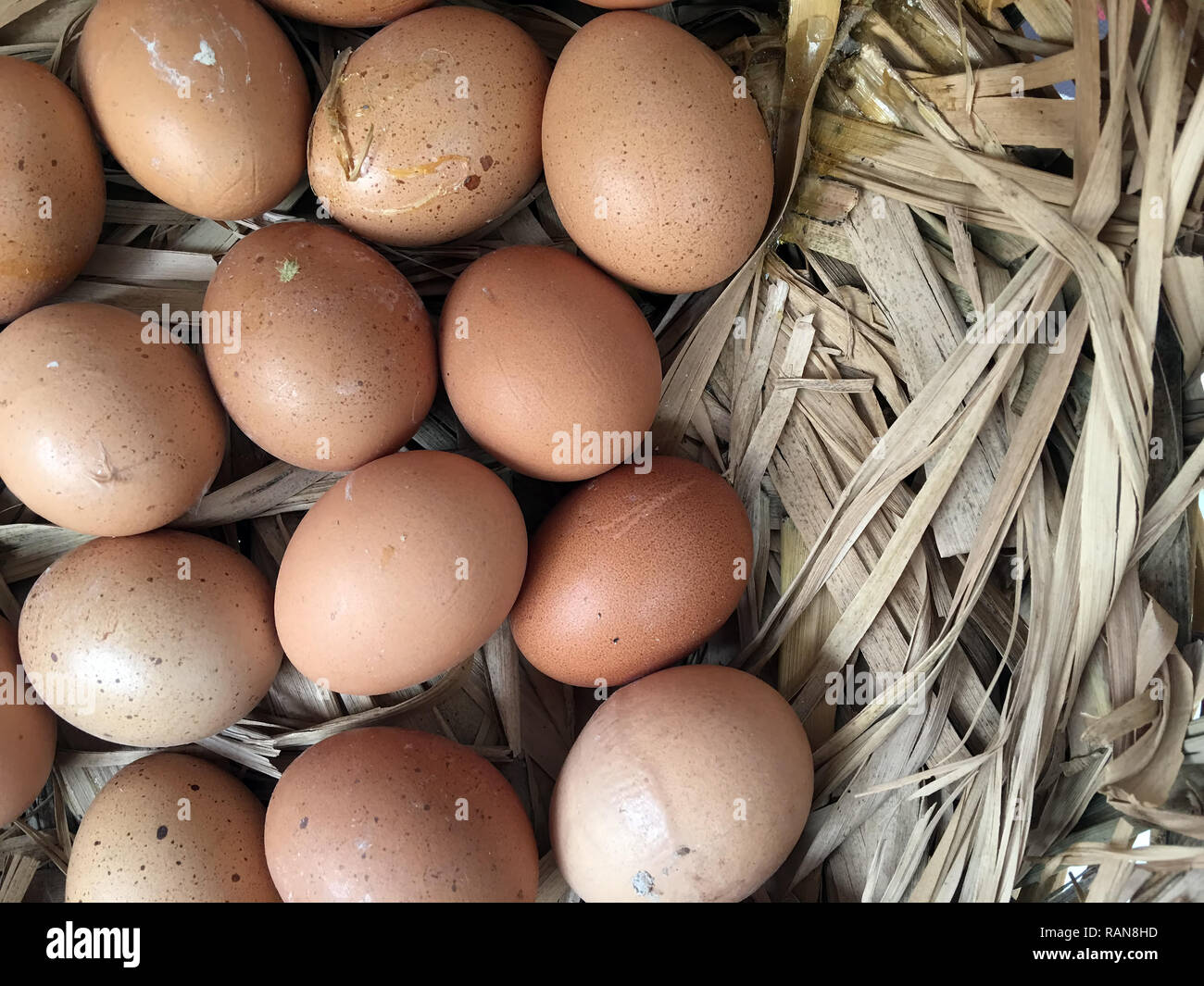 Food Protein Organic Chicken Raw Eggs Photo Stock Photo - Alamy