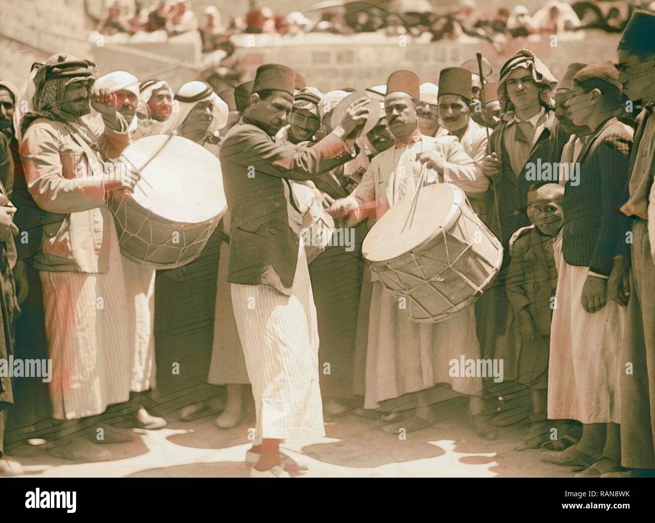 Neby Mousa 1937 at shrine and Jerusalem procession at the shrine of ...