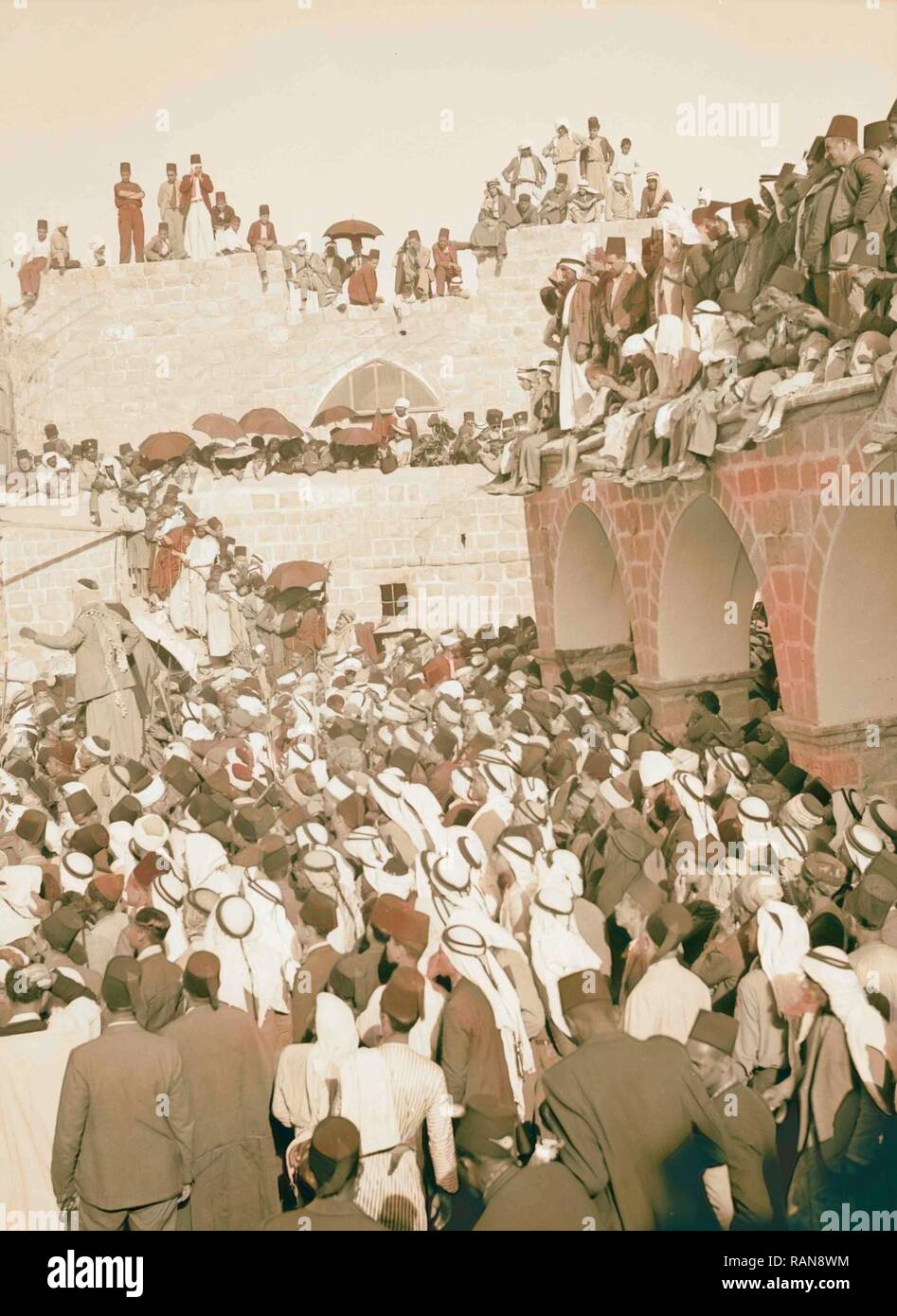 Neby Mousa 1937 at shrine and Jerusalem procession at the shrine of ...