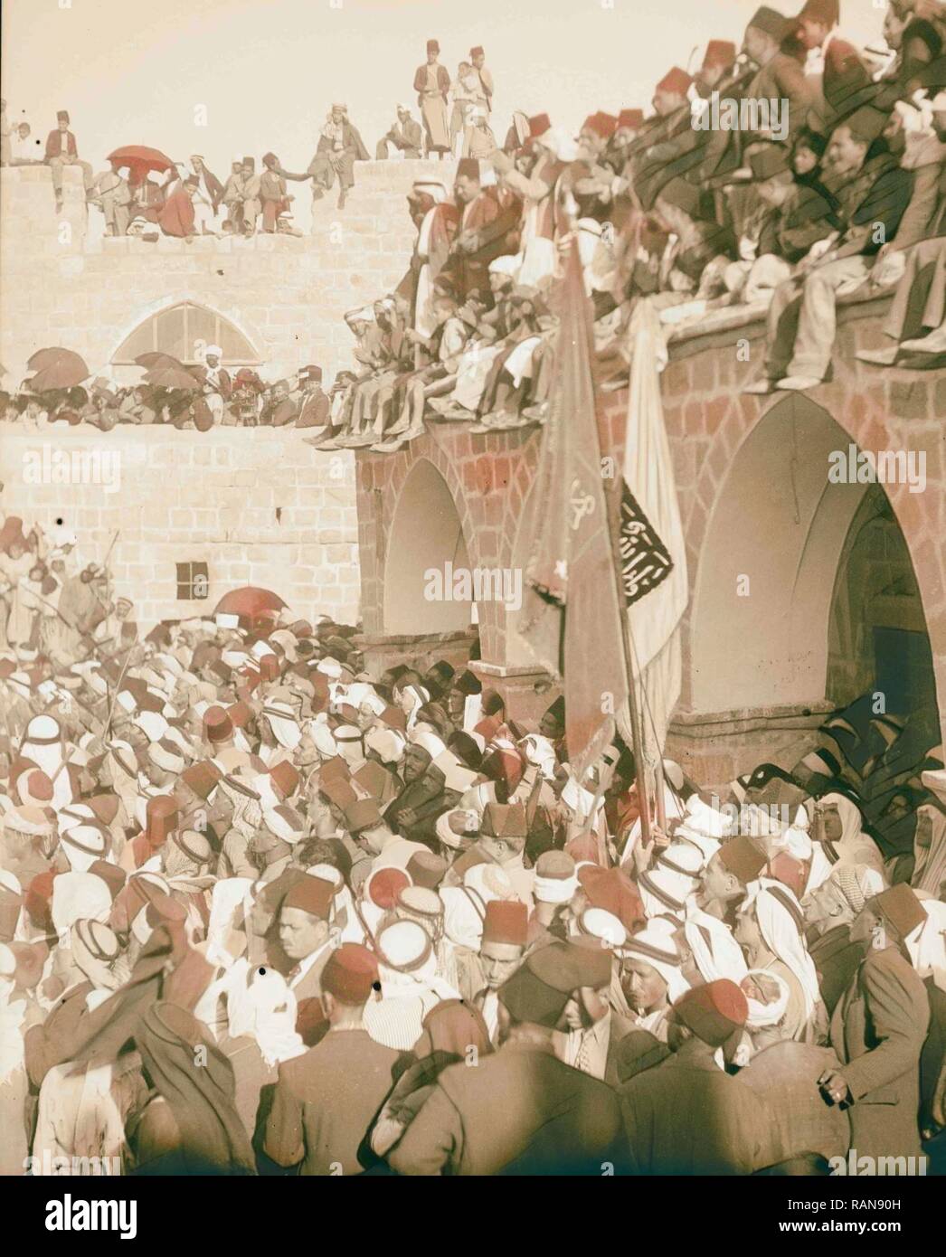 Neby Mousa 1937 at shrine and Jerusalem procession at the shrine of ...
