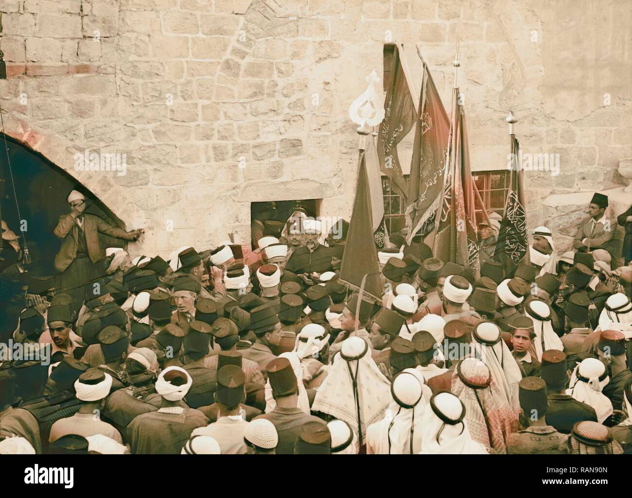 Neby Mousa 1937 at shrine and Jerusalem procession at the shrine of ...