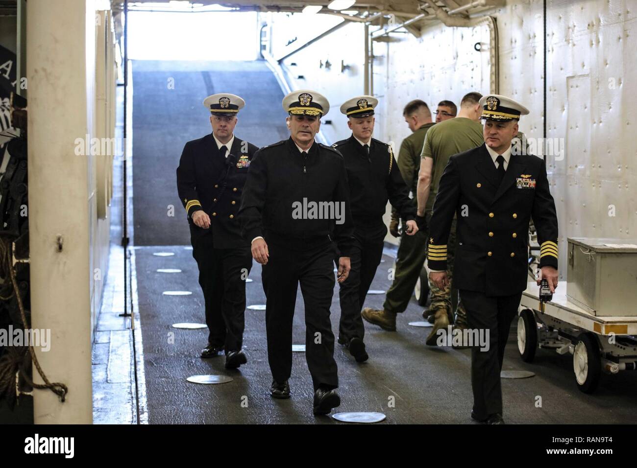 NORFOLK, Va. (Feb. 25, 2017) Rear Admiral Roy Kitchener (left ...
