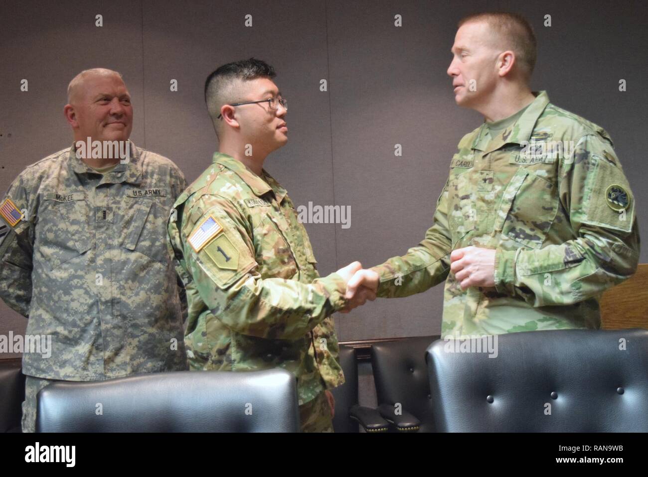 Brigadier General Tom Carden, commander of the Georgia Army National ...