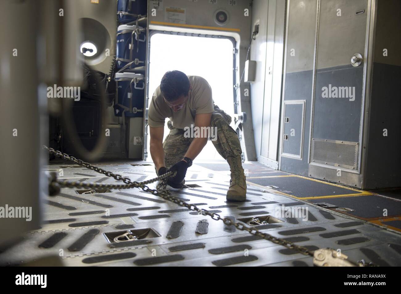 Tech. Sgt. John Rizzo, air transportation, 46th Aerial Port Squadron ...