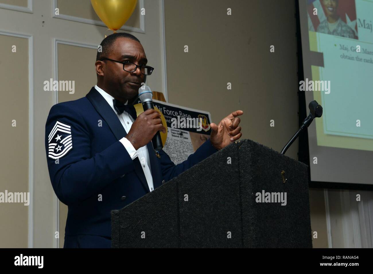 U.S. Air Force Chief Master Sgt. Christopher McKinney, 20th Fighter ...