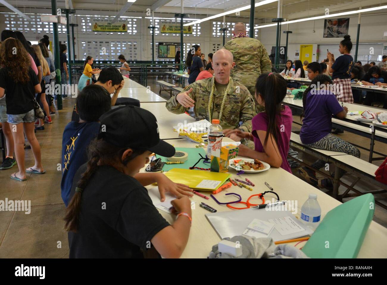 WAHIAWA, Hawaii- Rear Detachment Commander, 1st Lt. Jacob Bales, 552nd ...