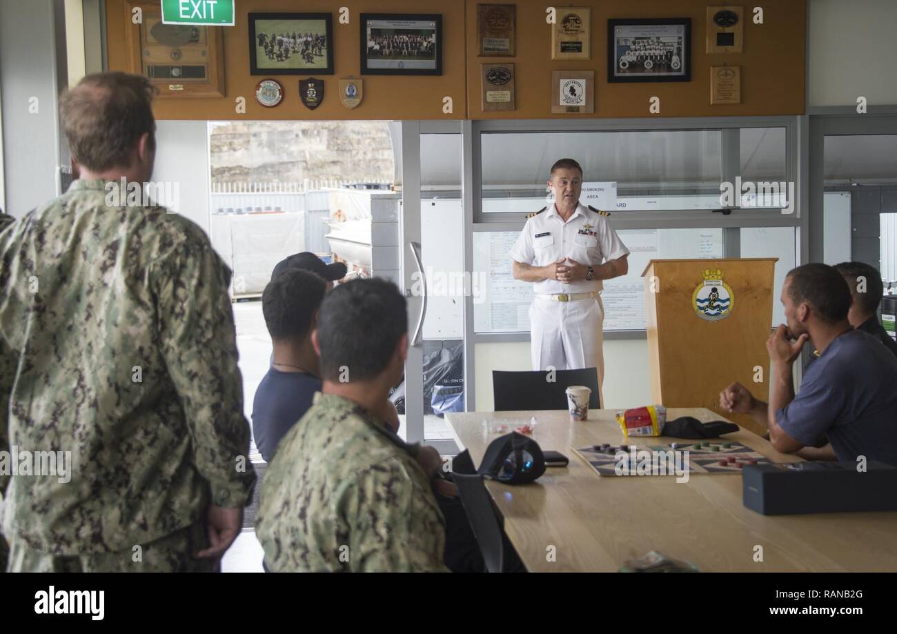 The Royal New Zealand Navy Littoral Warfare Unit commanding officer ...