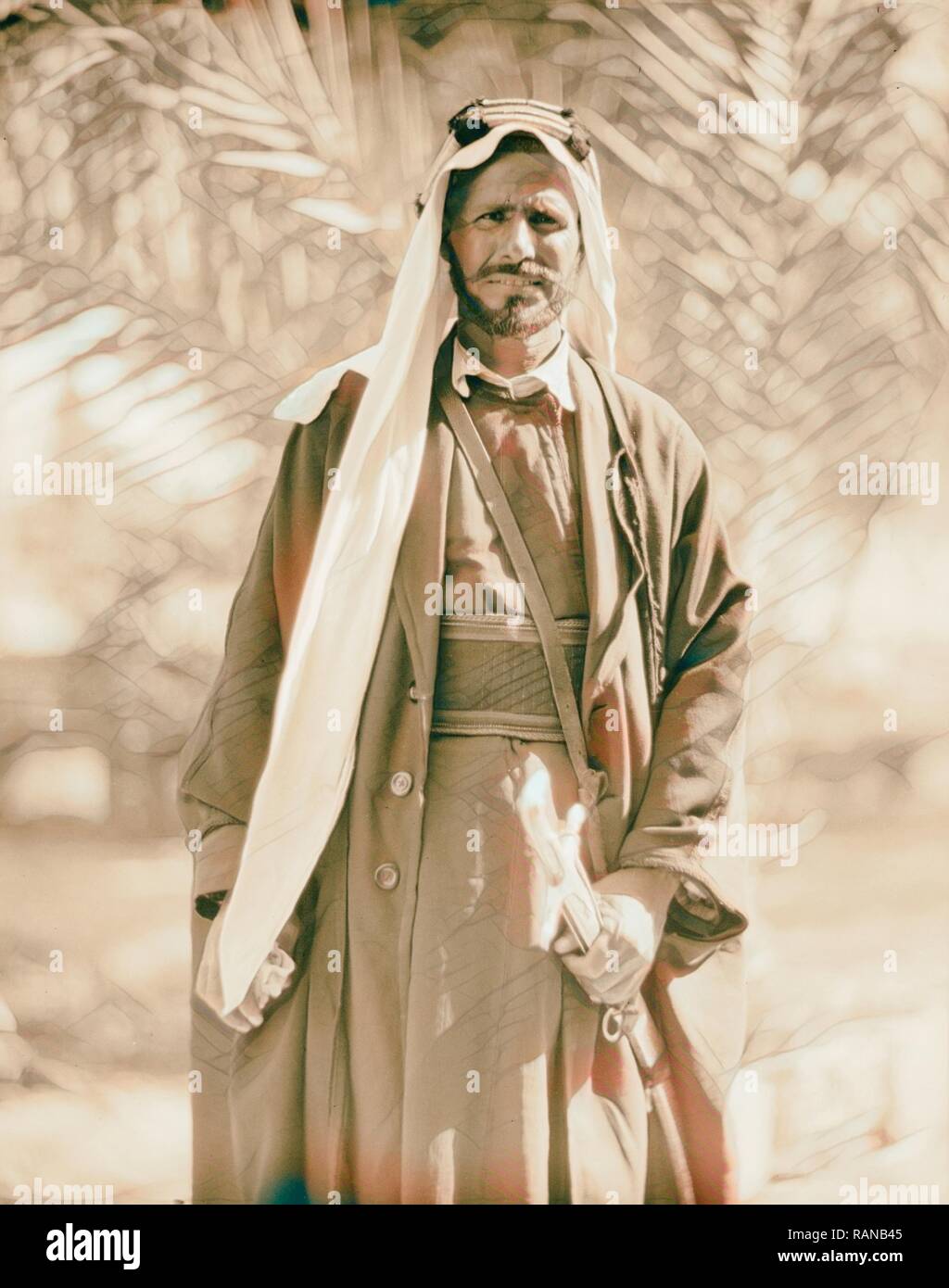 Aref el Aref & Bedouin sheikhs 1932, Middle East, Israel and/or ...