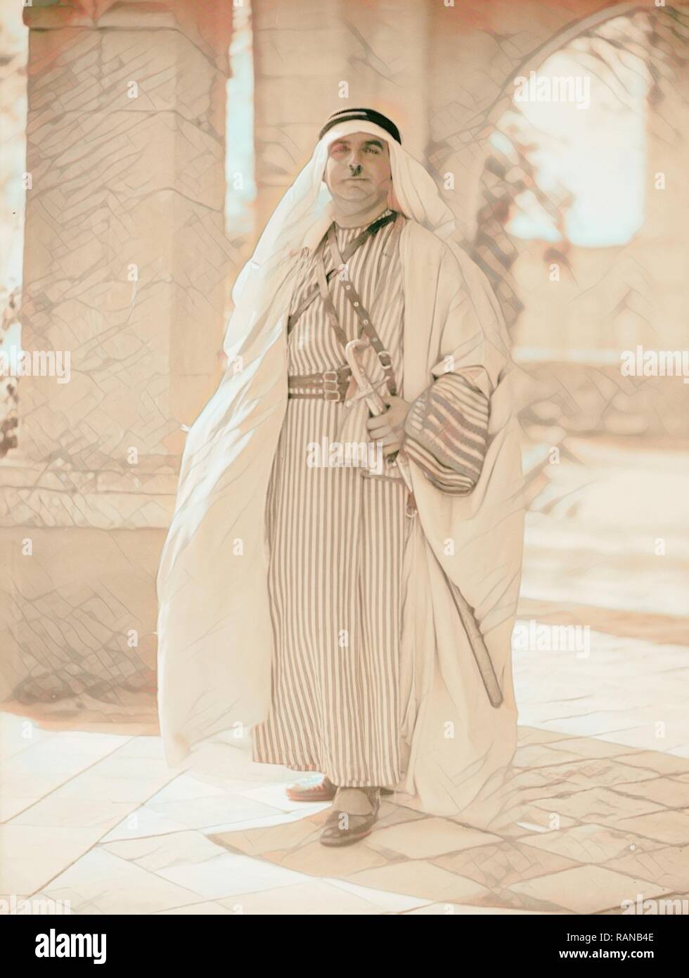 Aref el Aref & Bedouin sheikhs 1932, Middle East, Israel and/or ...