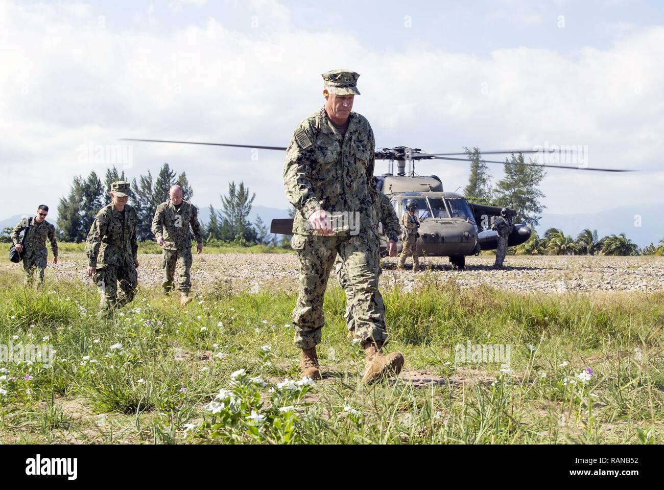 TRUJILLO, Honduras (Feb. 23, 2017) Rear Adm. Sean S. Buck, commander of ...