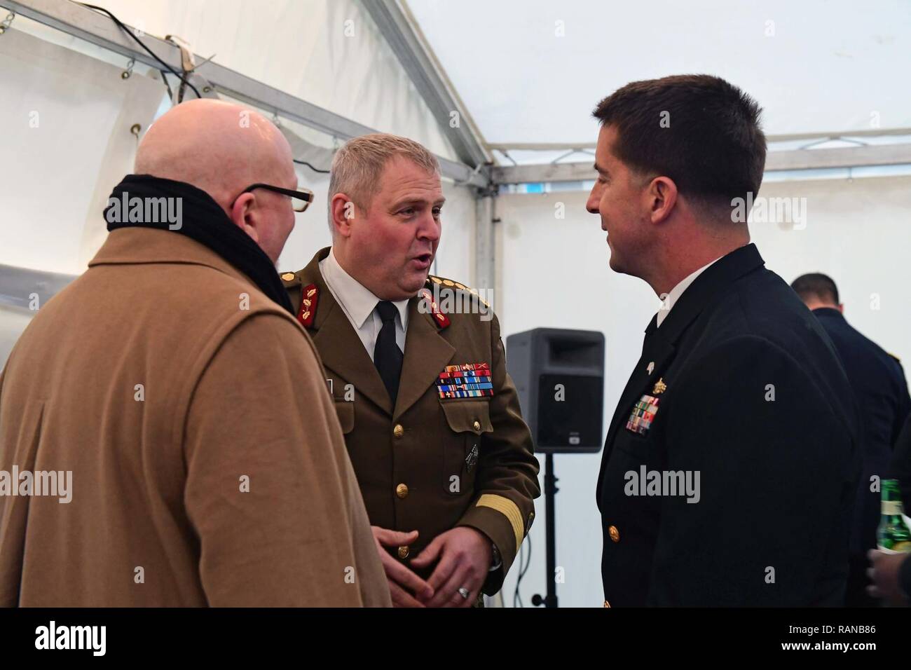 TALLINN, Estonia (Feb. 23, 2017) Capt. Dan Gillen, commanding officer ...