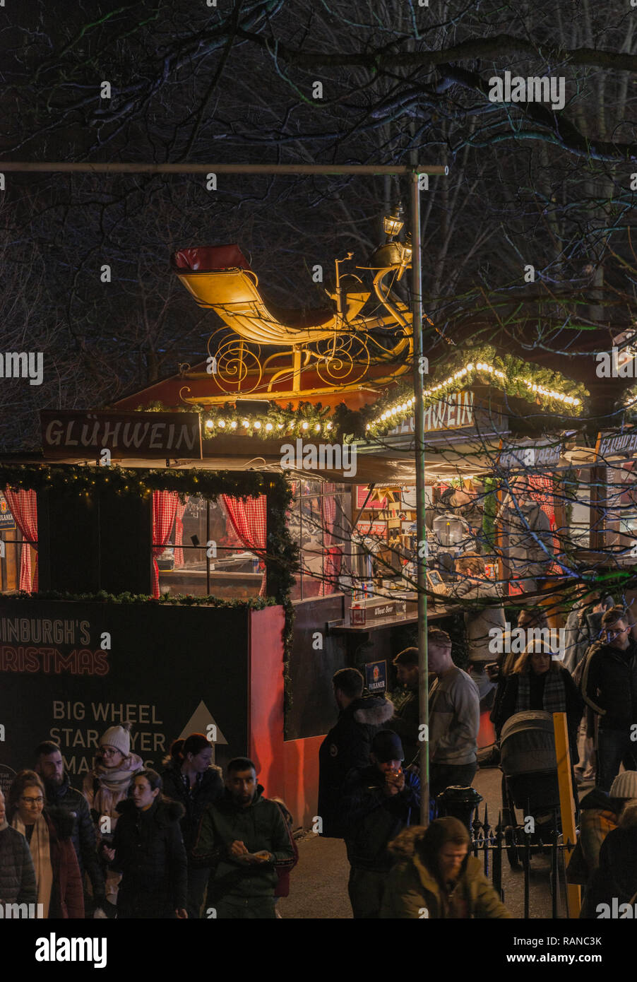 Edinburgh Christmas Markets High Resolution Stock Photography and ...