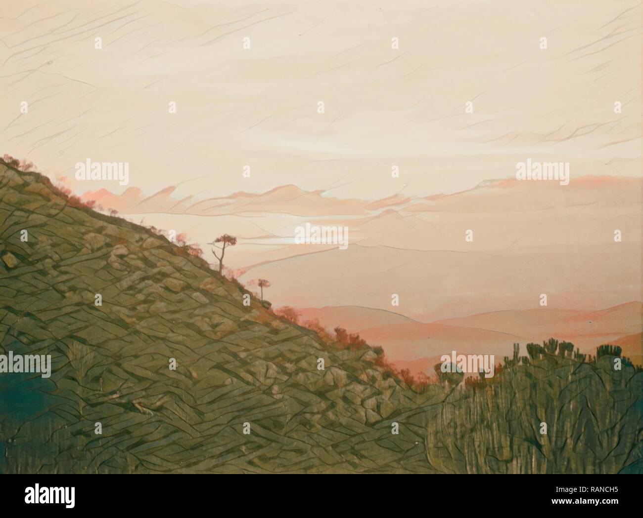 Rift Valley north of Nairobi. 1936, Kenya. Reimagined by Gibon. Classic ...