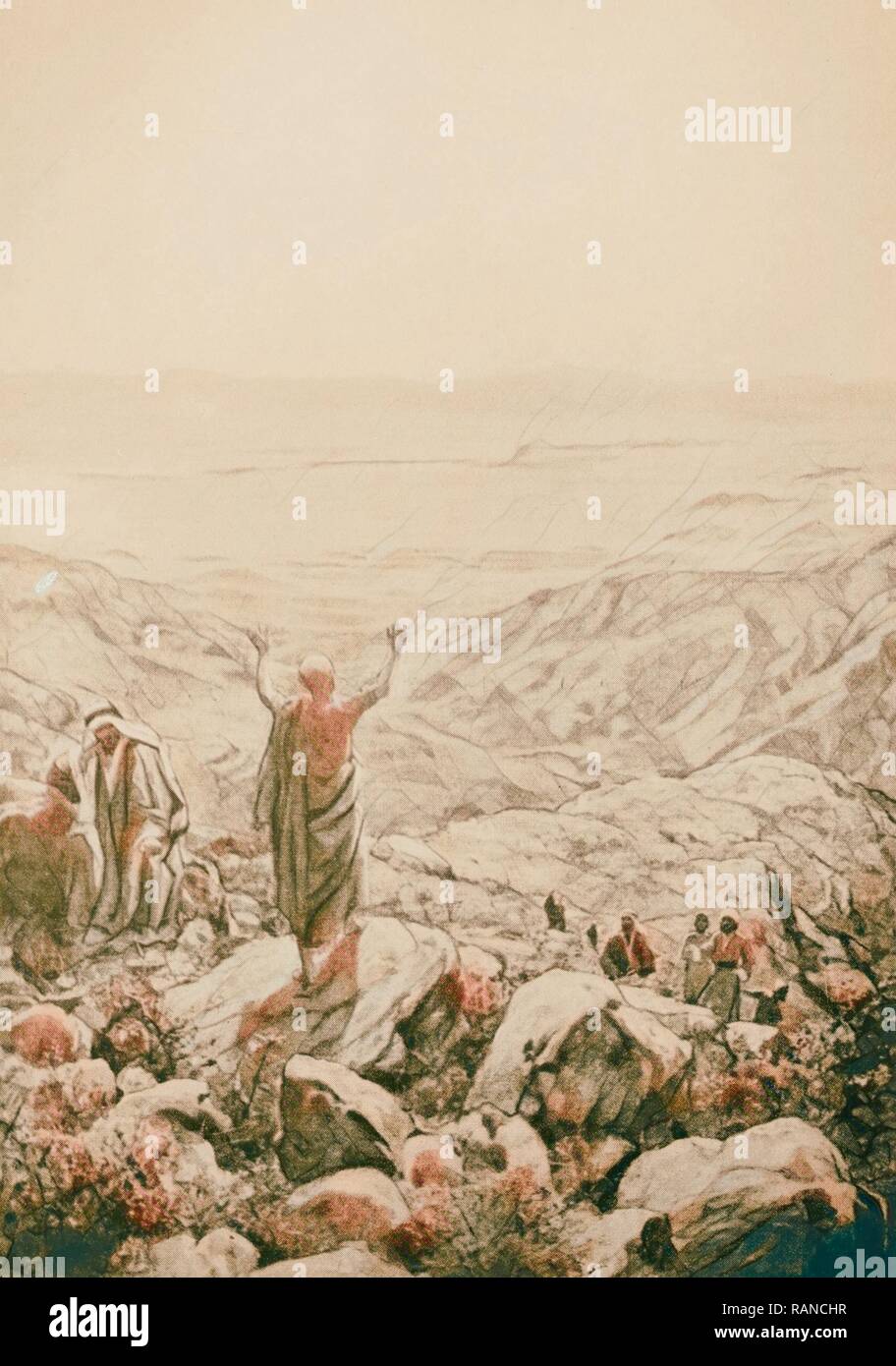 Wm. Hole's paintings, O.T., Old Testament 1925, Middle East, Israel and ...