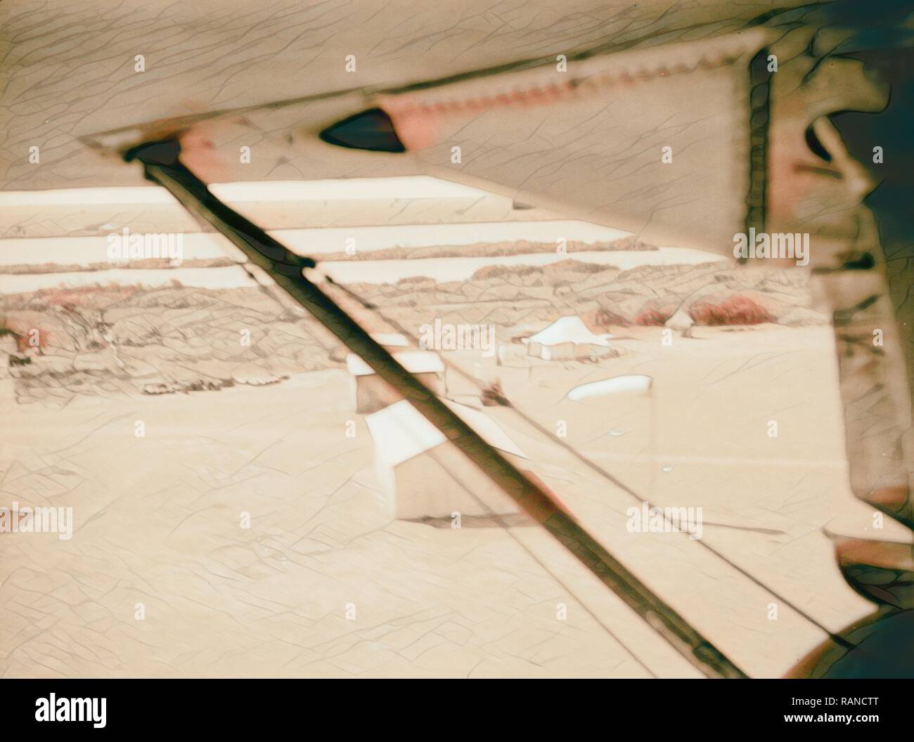 Sudan. Malakal. Air view. The landing ground with tent and sheds. 1936 ...