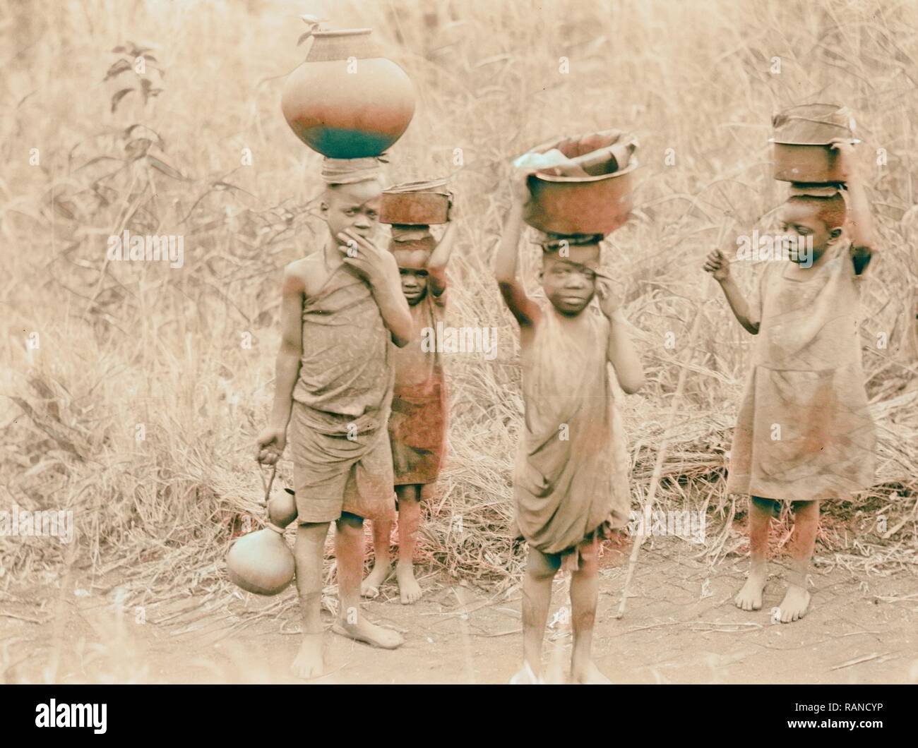 Uganda. From Hoima to Fort Portal. Natives near Hoima. 1936, Uganda ...