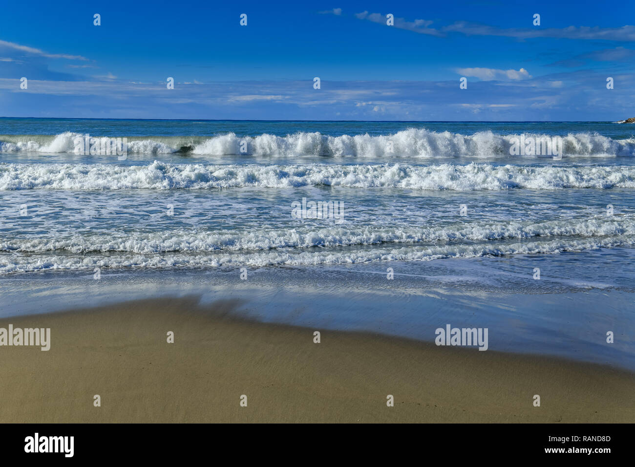Beach Coral Bay, Pegeia, Cyprus, Strand Coral Bay, Zypern Stock Photo ...