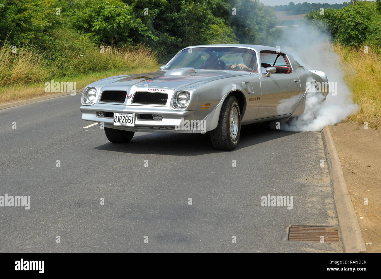 1976 Pontiac Trans Am American V8 muscle car Stock Photo - Alamy
