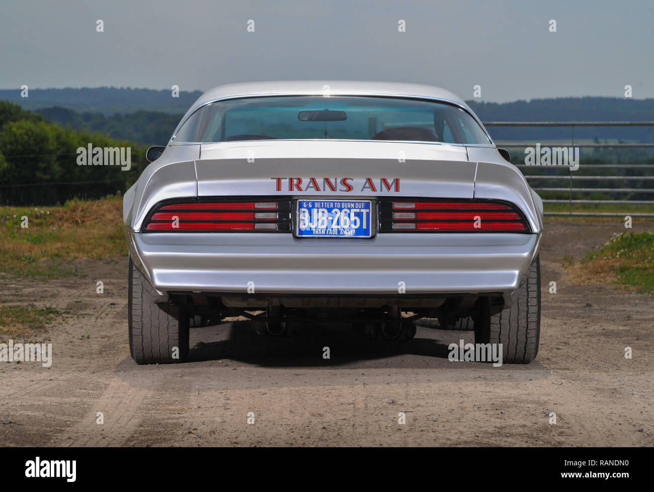 1976 Pontiac Trans Am American V8 muscle car Stock Photo - Alamy