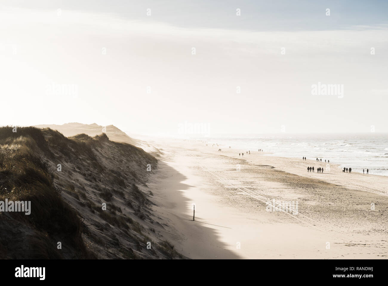 Marram grass sand sea sky weather wind hi-res stock photography and ...