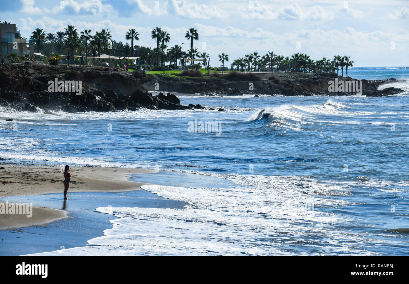 Sandstrand pafos hi-res stock photography and images - Alamy