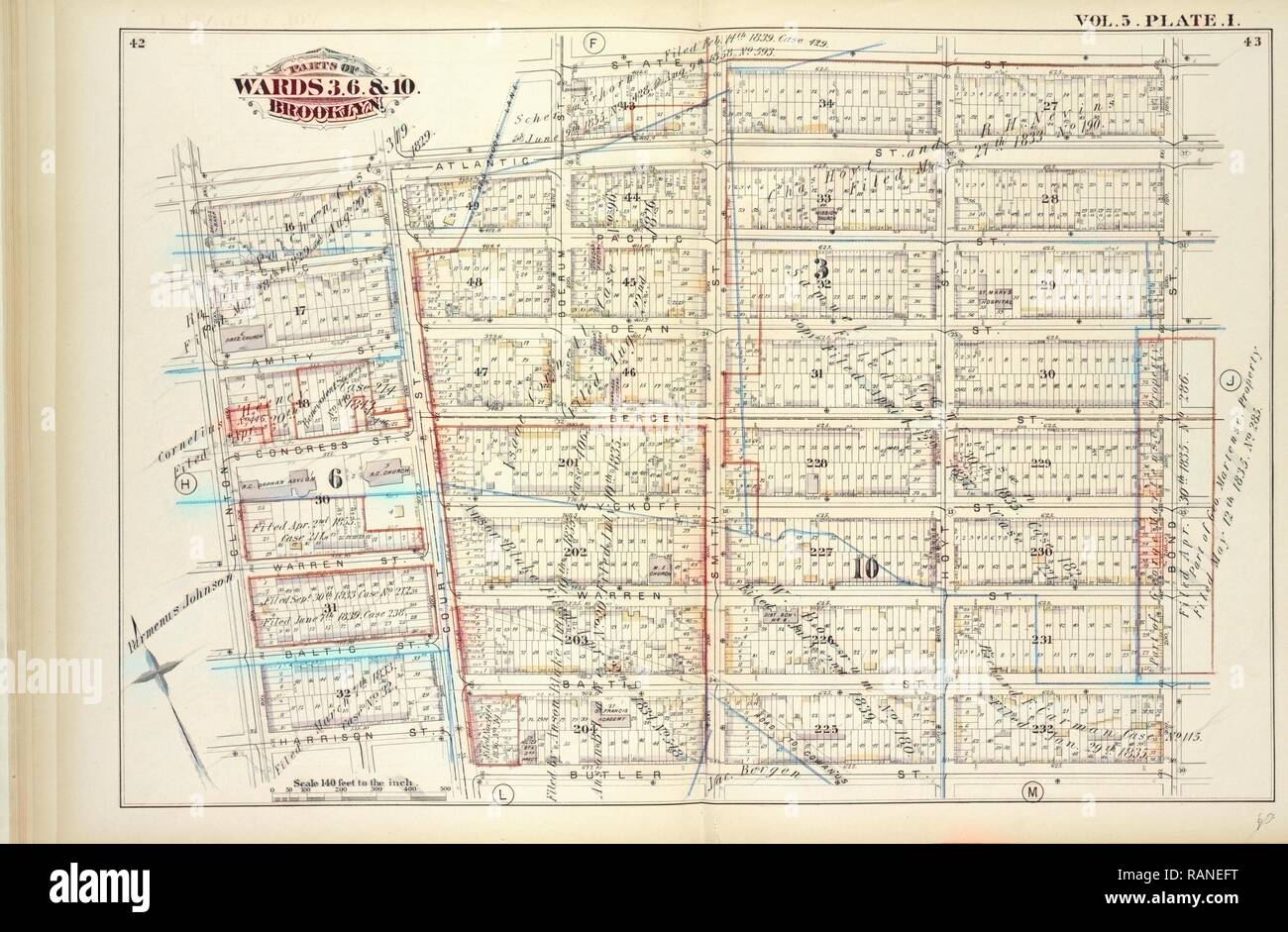 Map of wyckoff hi-res stock photography and images - Alamy