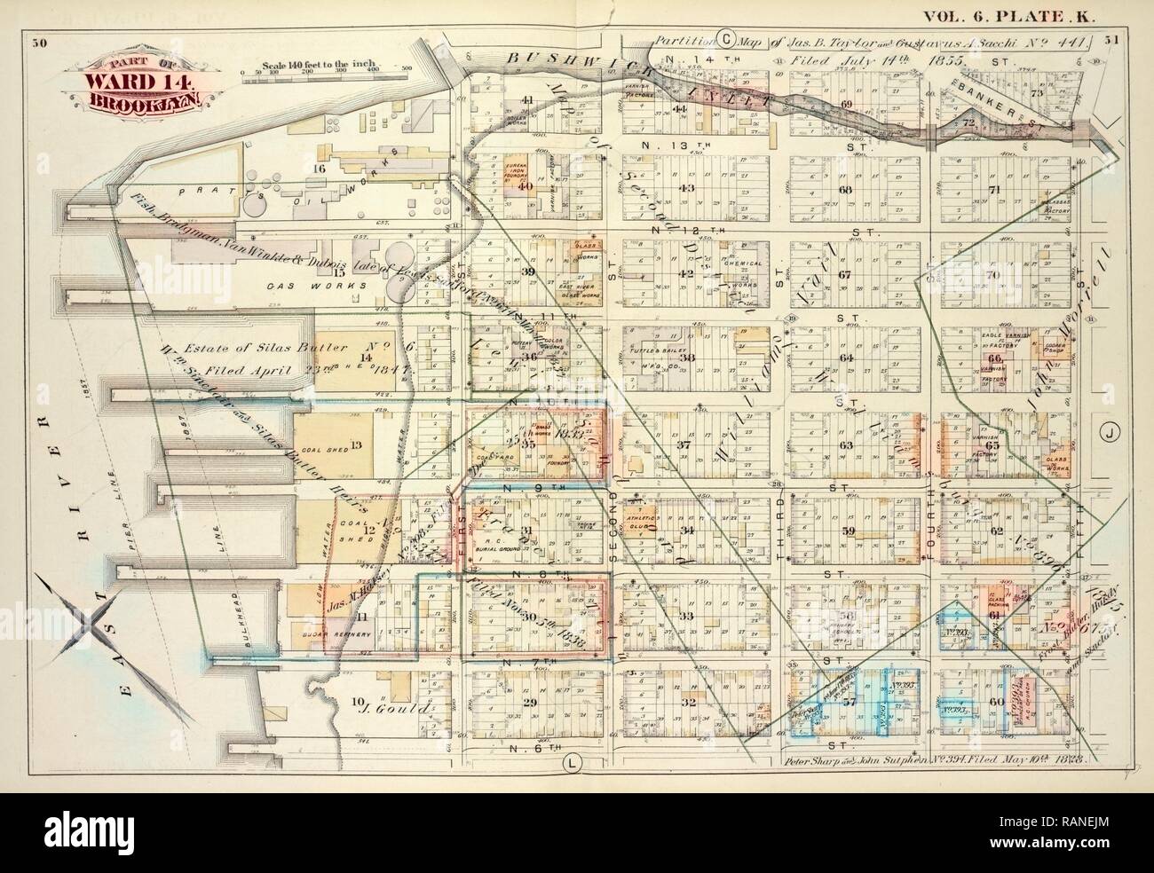 Map of inlet new york hi-res stock photography and images - Alamy