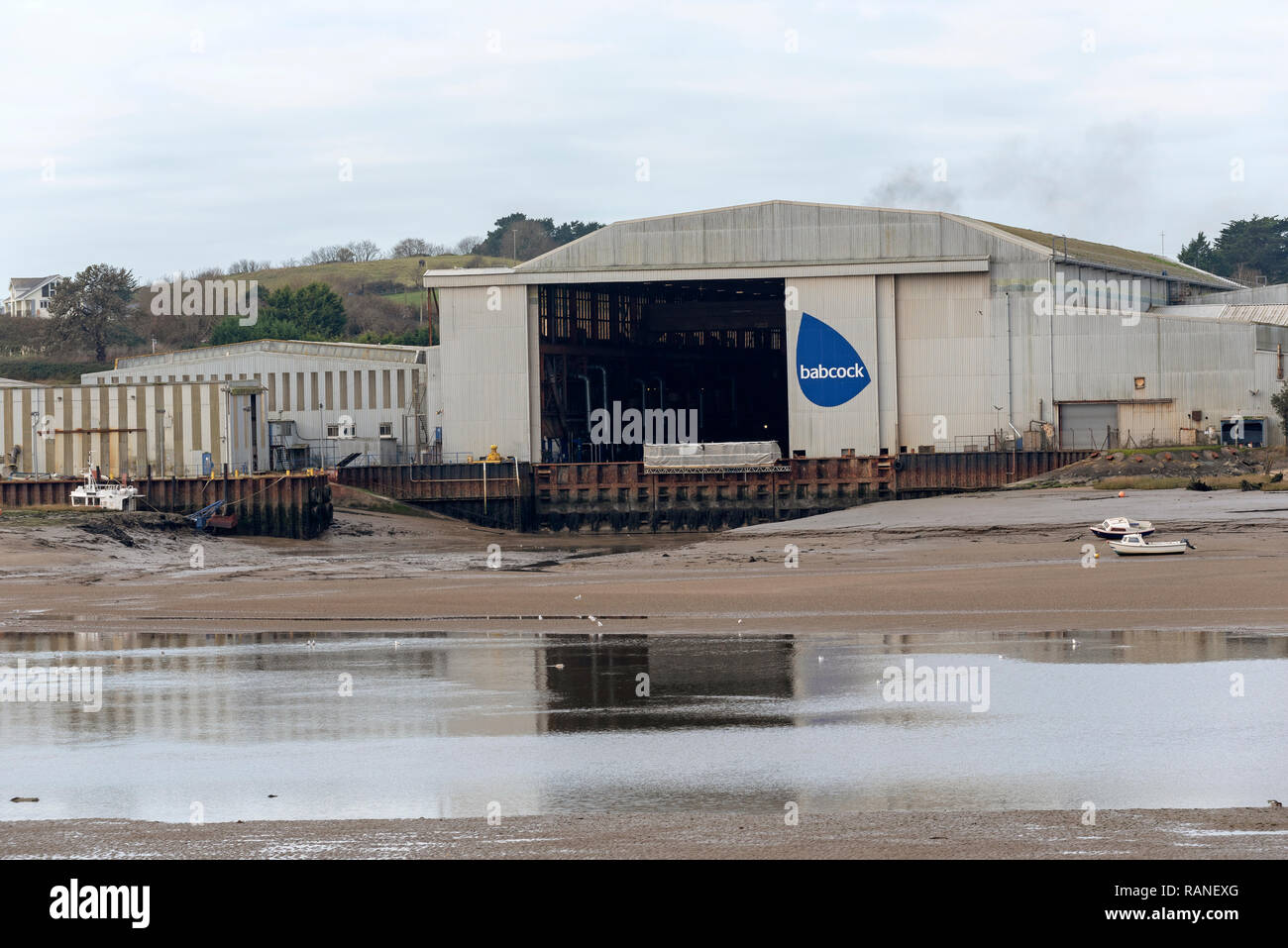 Babcock shipyard appledore north devon hi-res stock photography and ...