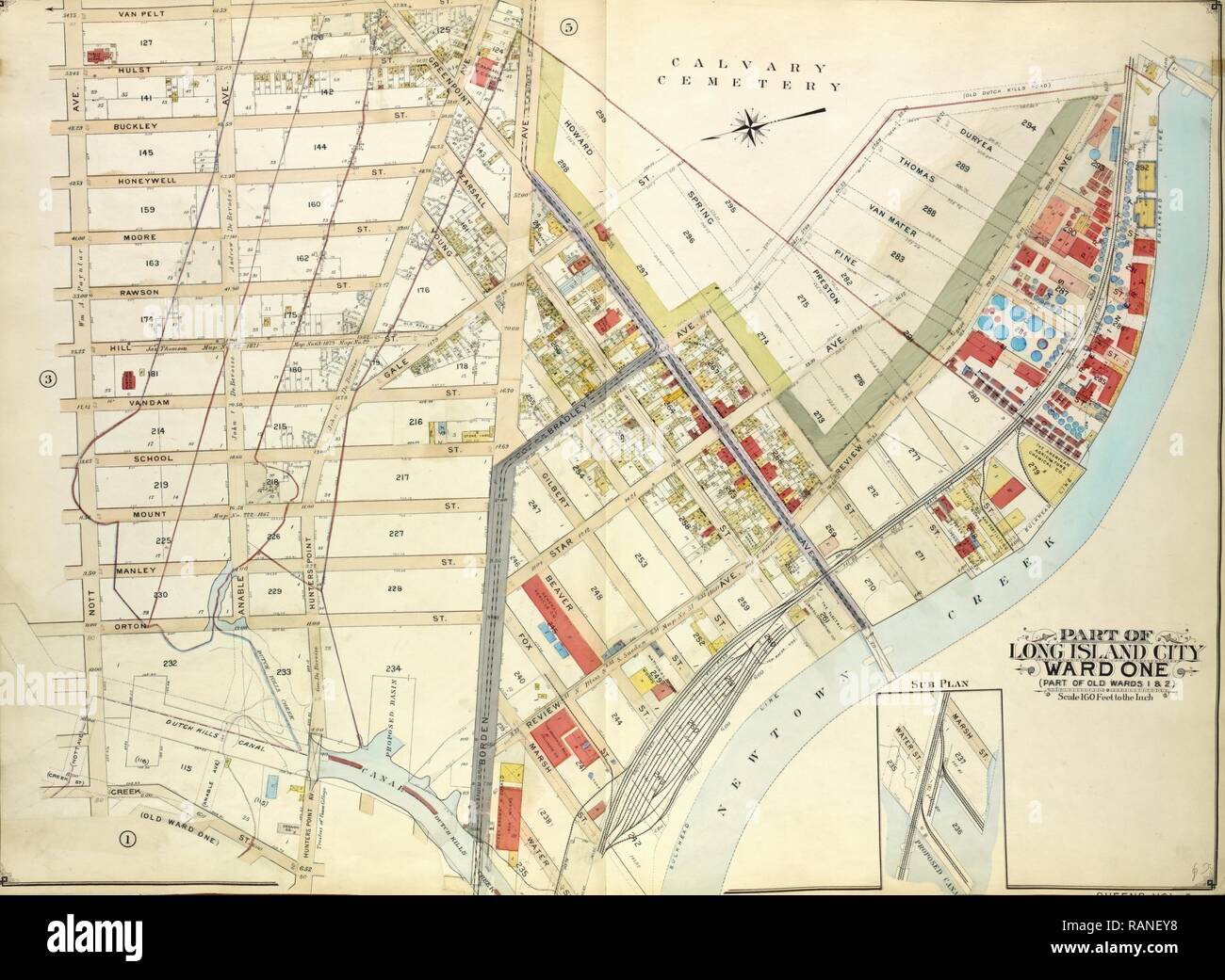 Map of wards island hi-res stock photography and images - Alamy