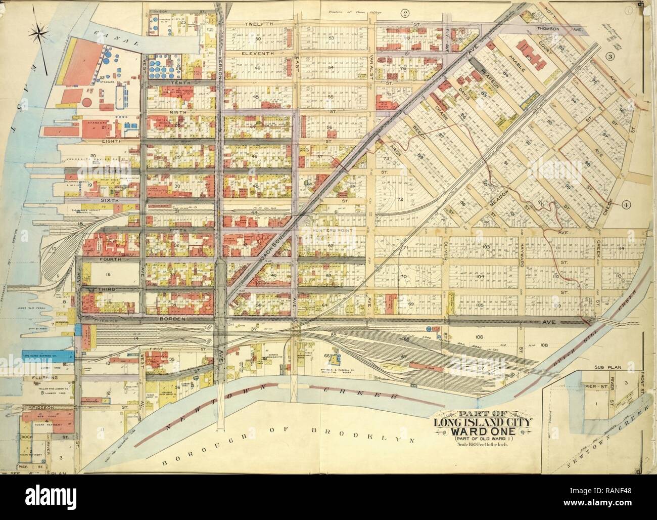 Ward one part of old ward part of newtown ward hi-res stock photography ...