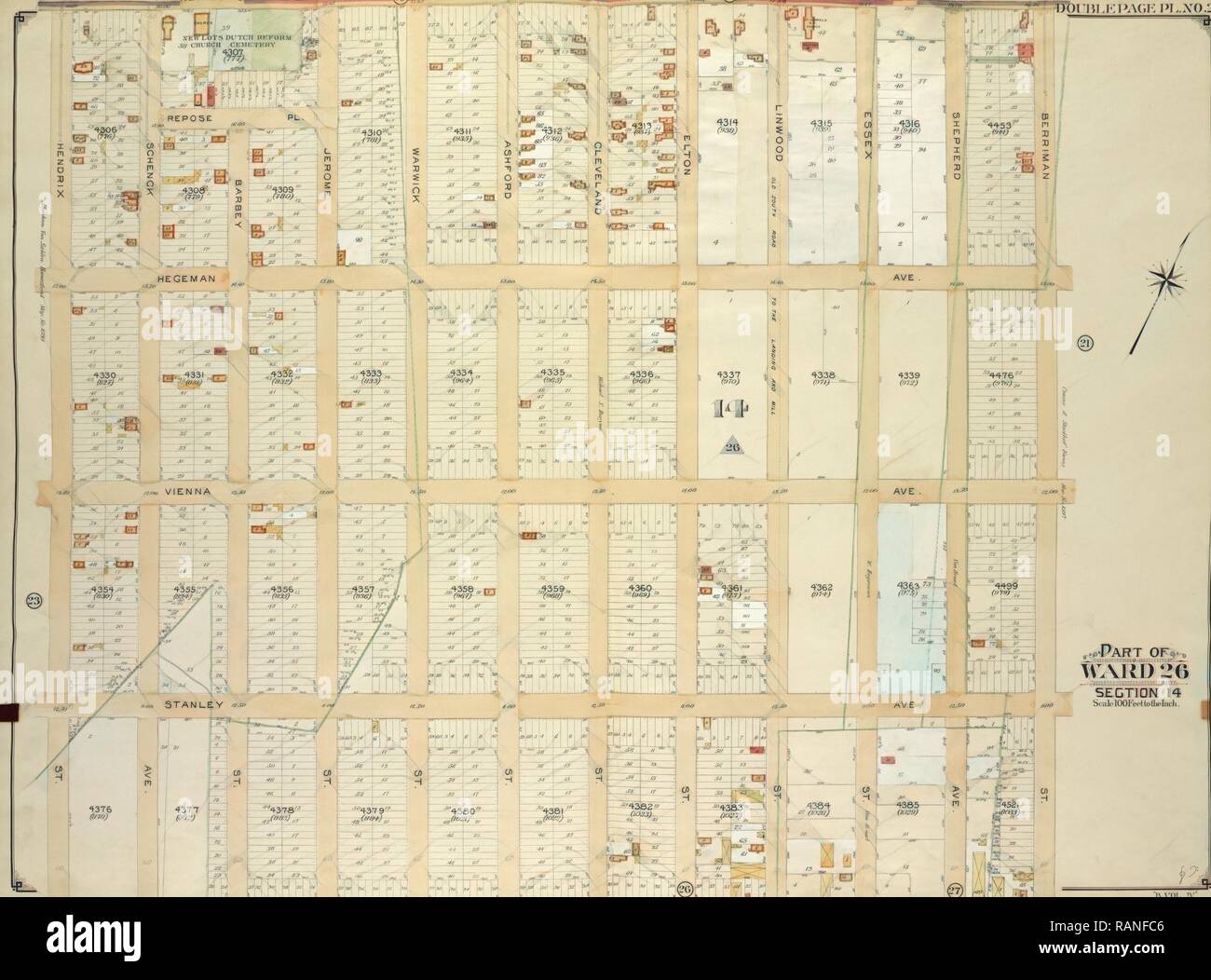 Brooklyn, Vol. 4, Double Page Plate No. 22, Part of Ward 26, Sections ...